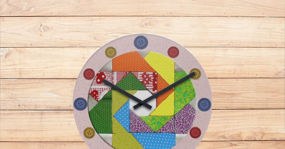 Quilting clock - Viralstyle