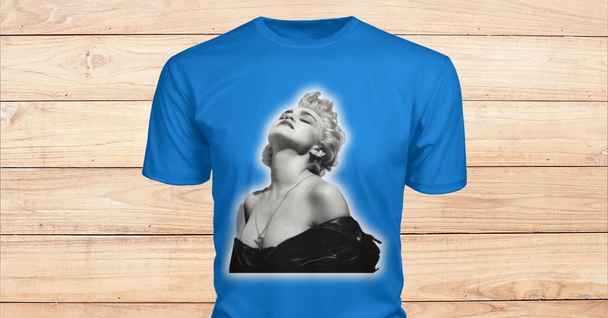 Retro 80's ICON Tee - TRUE BLUE - Viralstyle