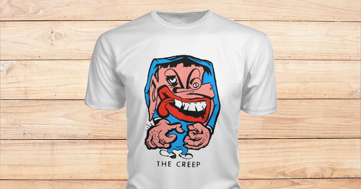 Vintage horror illustration - The Creep t-shirt - Viralstyle
