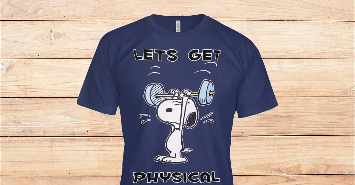 Snoopy T Shirts , Snoopy Physical Shirt - Viralstyle