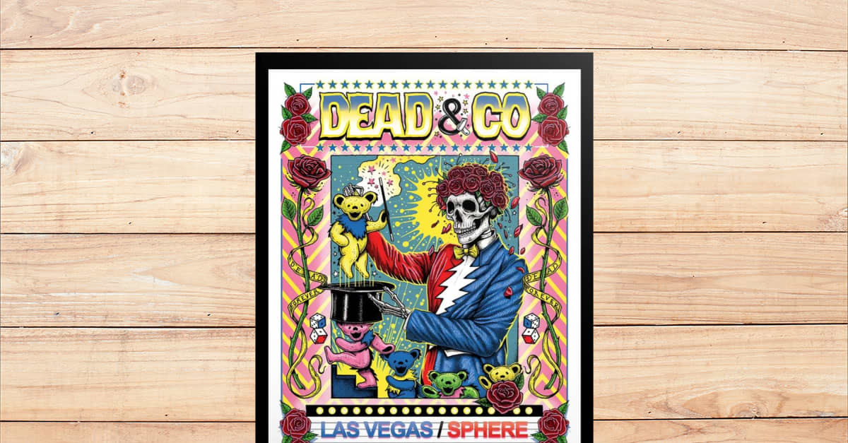 Dead And Company Tour The Sphere in Las Vegas NV May 24-26 2024 Poster ...