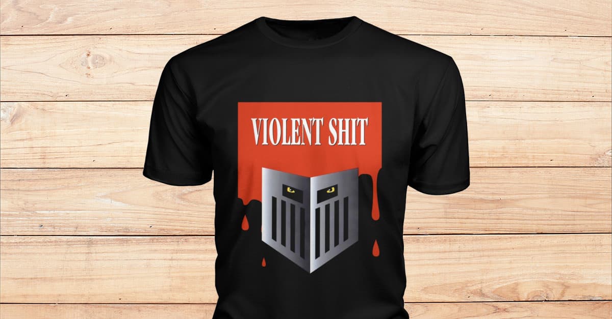 Violent Shit t-shirt - Viralstyle