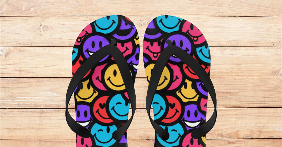 Smiley Days - Flip Plops - Viralstyle