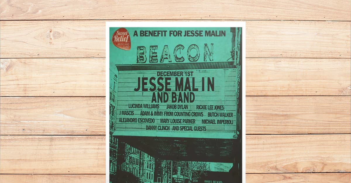 Jesse Malin December 01 2024 Tour New York City Poster - Viralstyle