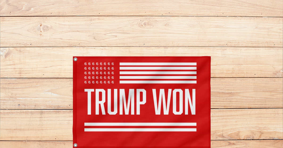 TRUMP WON RED FLAG - Viralstyle