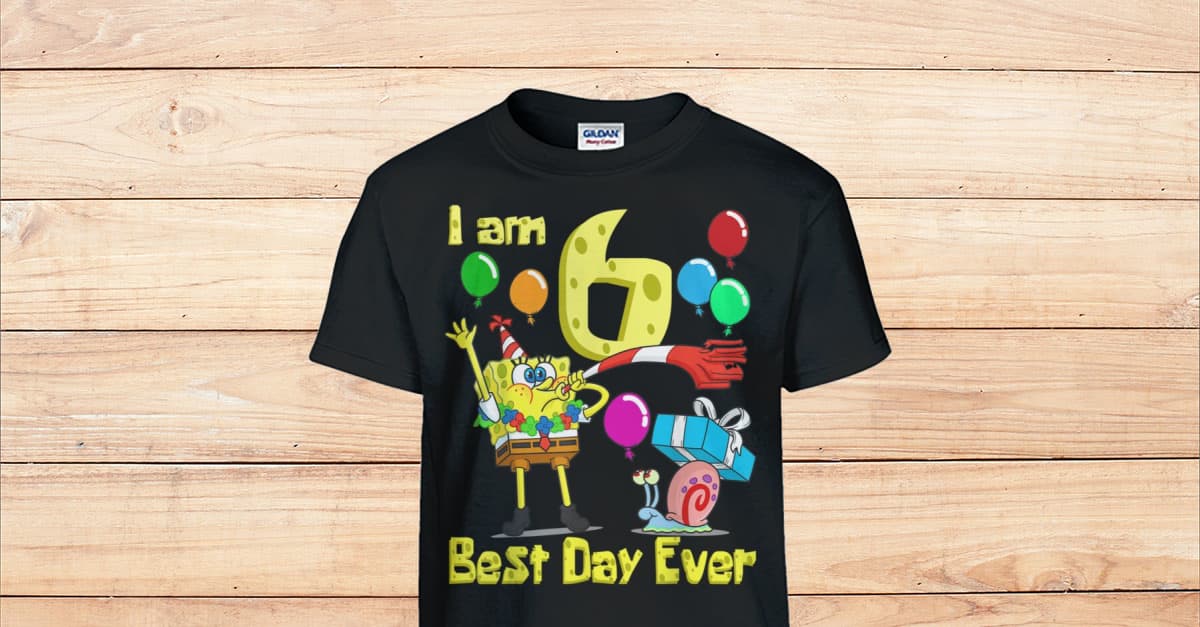 SpongeBob SquarePants - SpongeBob I am 6 Years Old Birthday Party ...