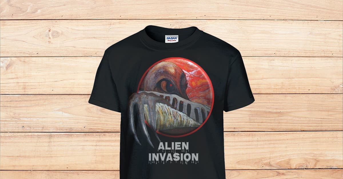 Alien Invasion - Kids Tee Shirt - Viralstyle