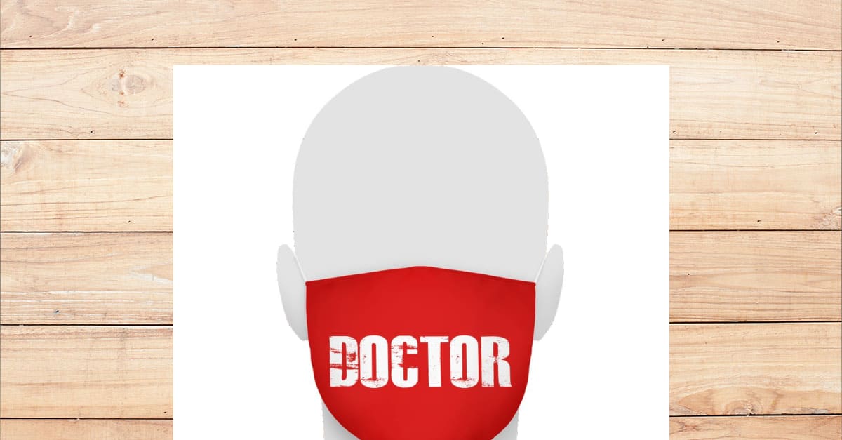 Doctor Reusable Cloth Face Mask - Viralstyle