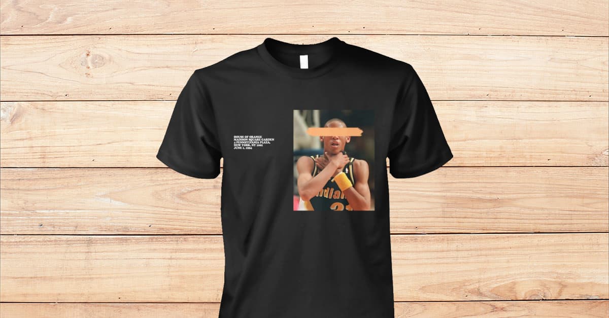 Tyrese Haliburton Reggie Miller Choke Shirt - Viralstyle