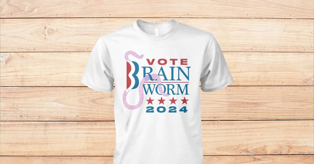 Vote Brain Worm 2024 Shirt - Viralstyle