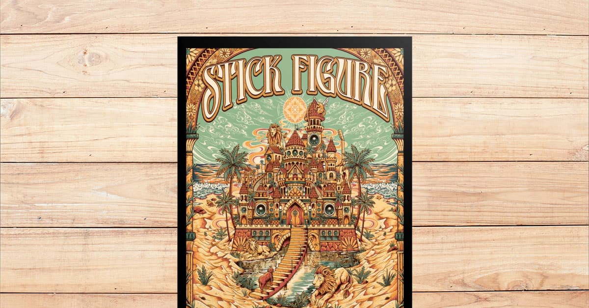 Stick Figure Sacred Sands Tour 2024 Poster Limited - Viralstyle