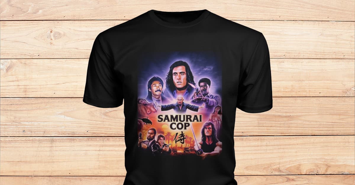 Samurai Cop t-shirt - Viralstyle