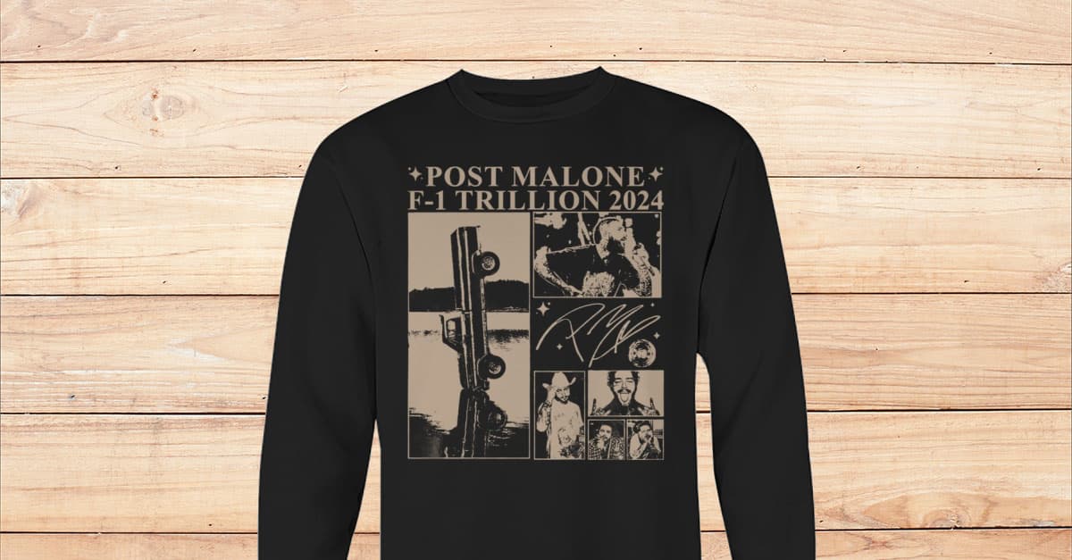 Post Malone F-1 Trillion Tour Merch - Viralstyle