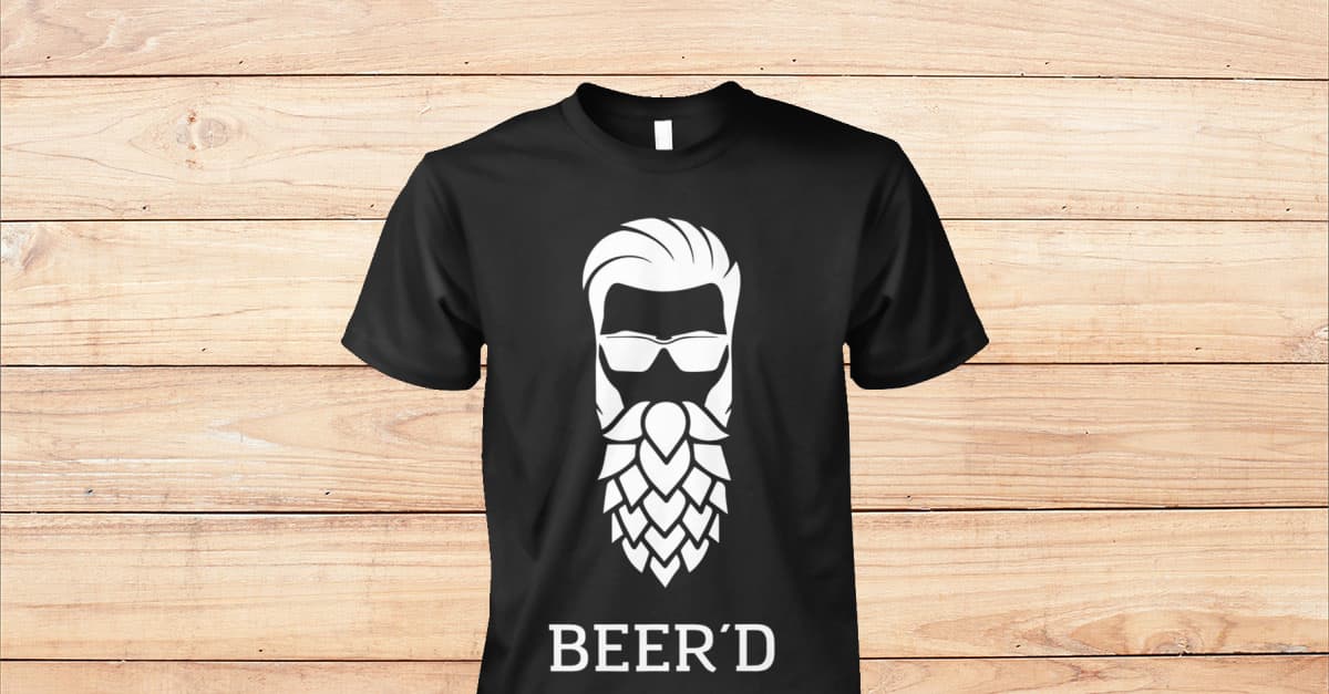 Beerd Hop Beard for Beer Drinkers Tee - Viralstyle