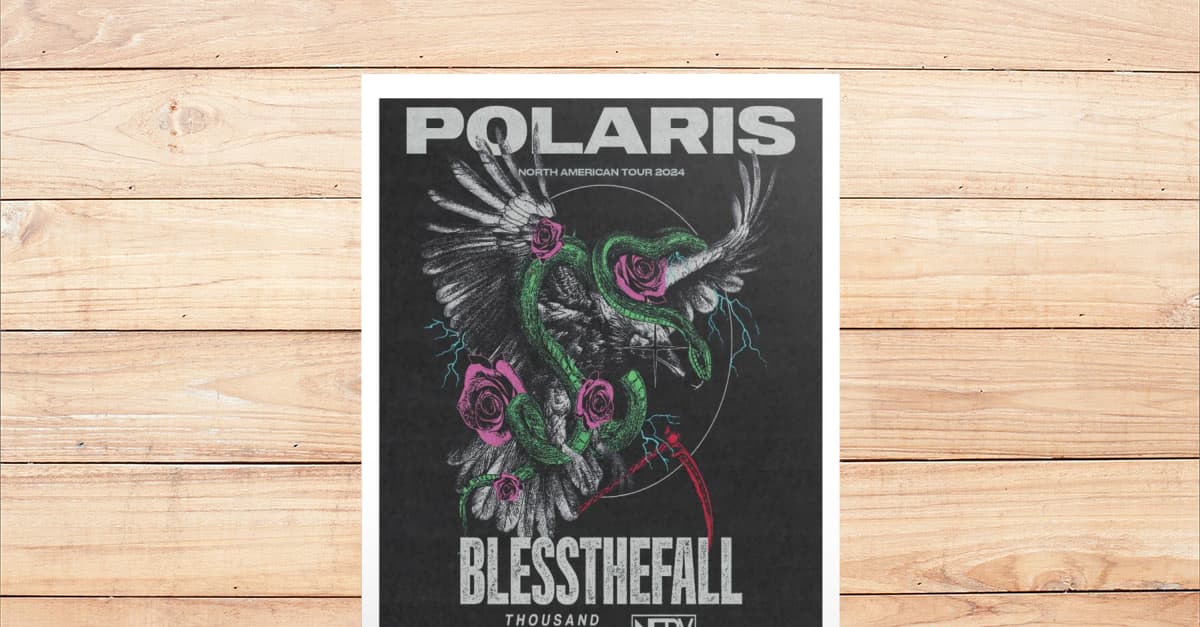 Polaris North American Tour 2024 With blessthefall And Thousand Below ...