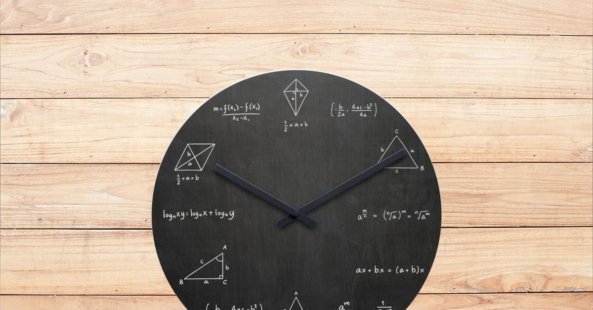 Math Clock For Teacher and math lovers - Viralstyle