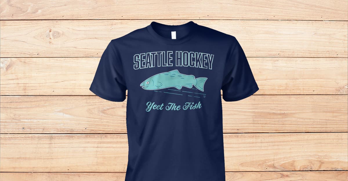 Seattle Hockey Yeet the Fish Shirt - Viralstyle