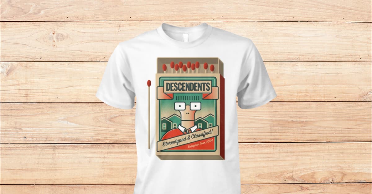 Descendents European Tour 2024 Merch - Viralstyle