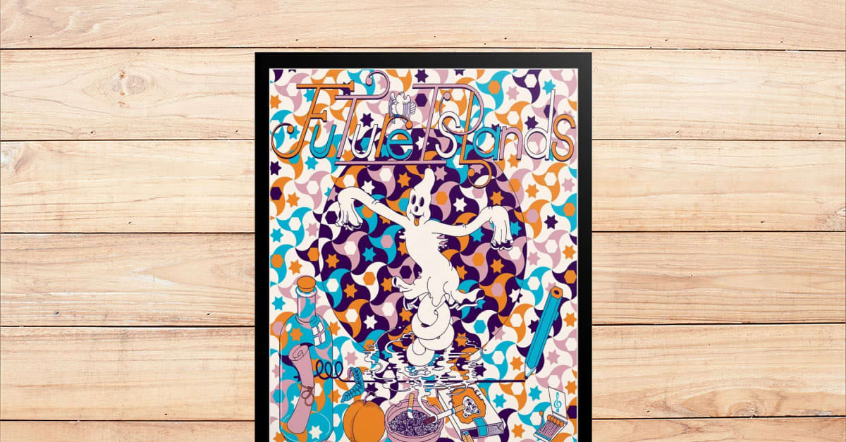 Future Islands People Who Arent There Anymore Tour 2024 Poster - Viralstyle