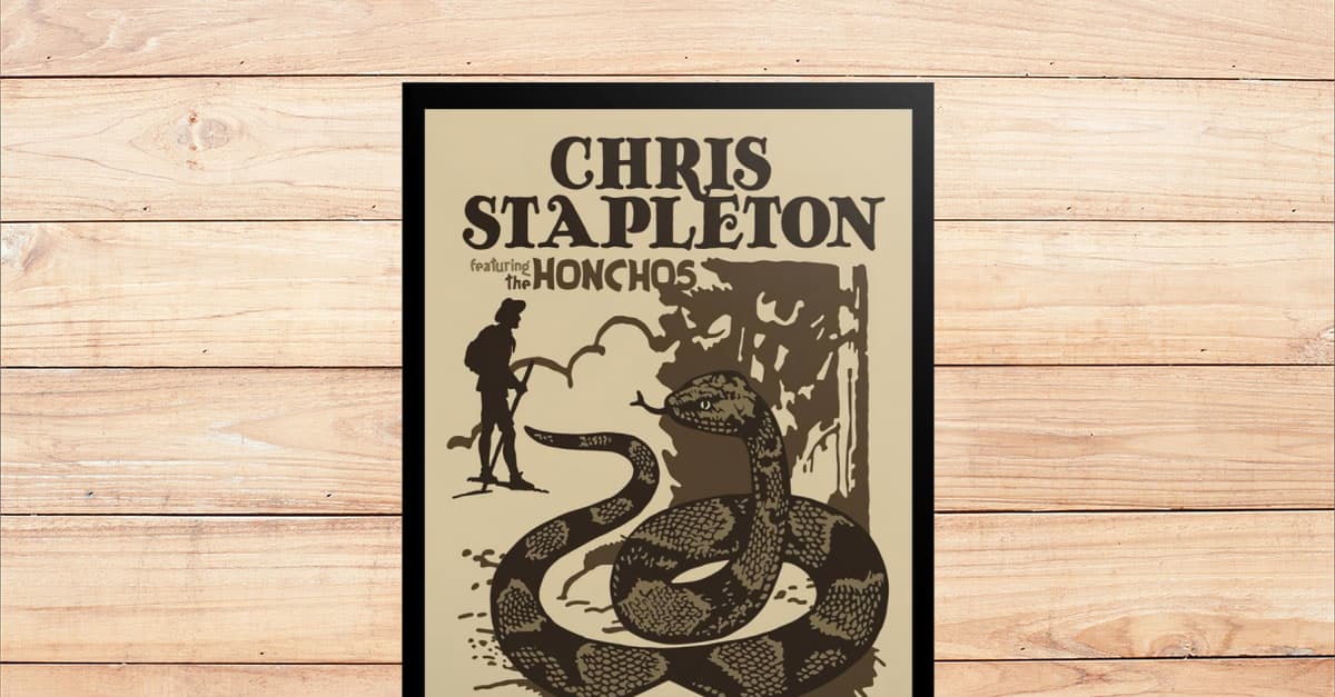 Chris Stapleton Event Jiffy Lube Live In Bristow VA June 7 2024 Poster ...