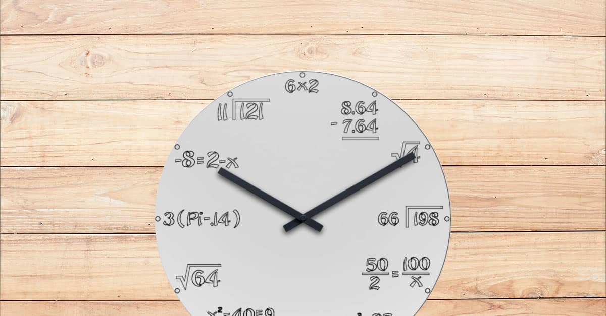 Math Clock - Viralstyle