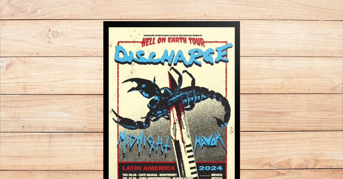 Latin America 2024 Discharge Poster Limited - Viralstyle
