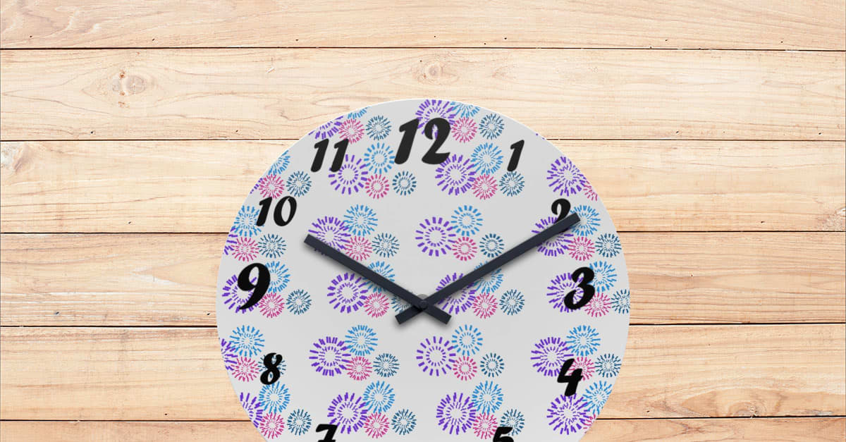 Fireworks Clock - Viralstyle