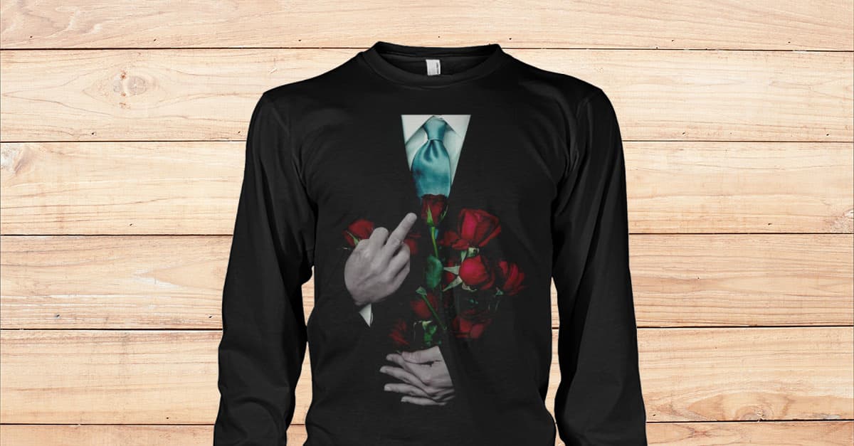 Eminem TDOSS MIDDLE FINGER ROSES T Shirt - Viralstyle