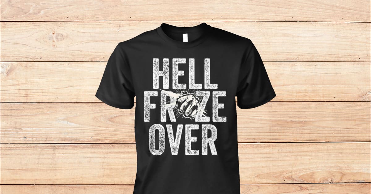CM Punk Hell Froze Over Shirt - Viralstyle