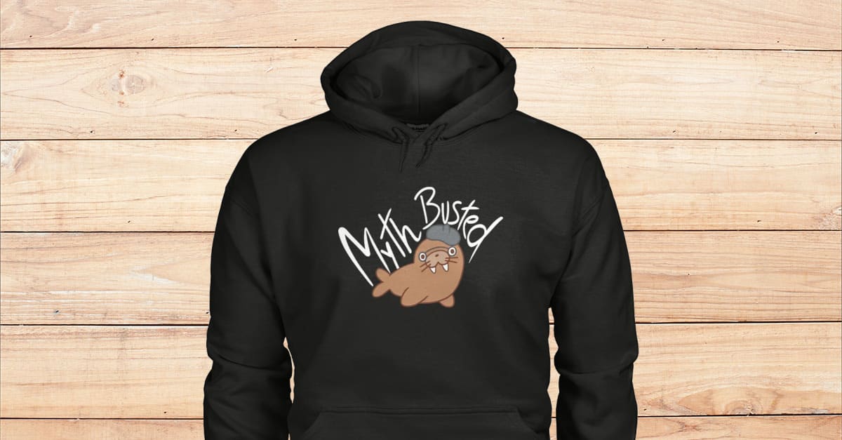 Real Busted Merch Kawaii Myth Busted Hoodie - Viralstyle