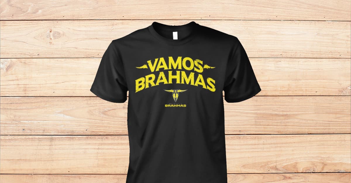 SAN ANTONIO BRAHMAS UFL VAMOS BRAHMAS T-SHIRT - Viralstyle
