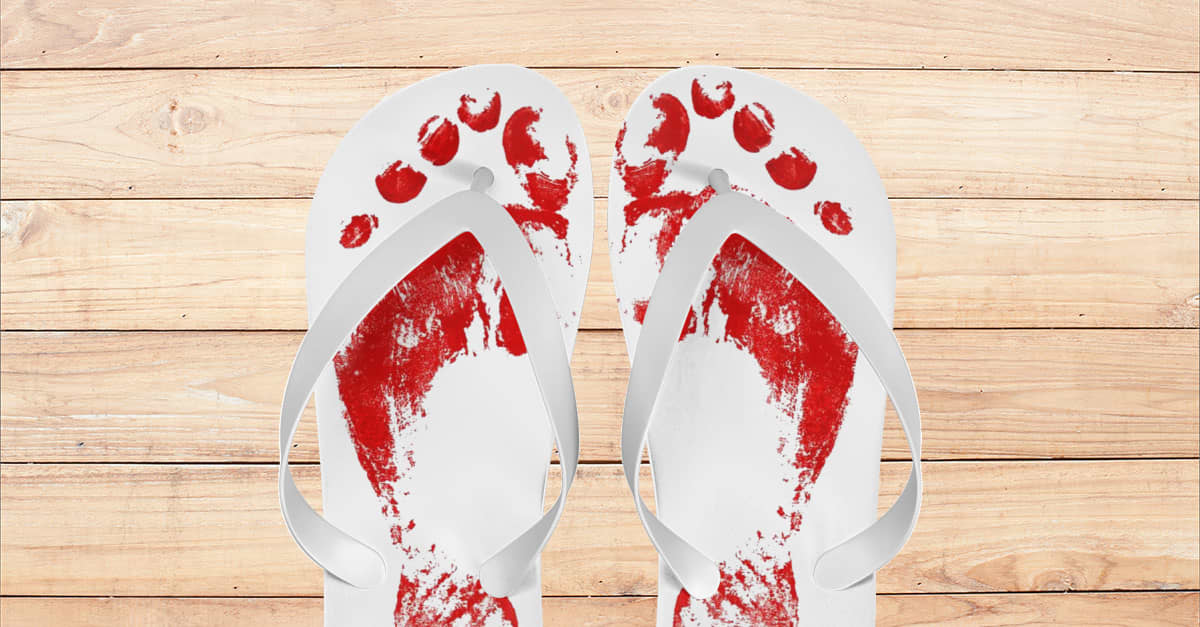 Bloody Feet Sandals - Viralstyle