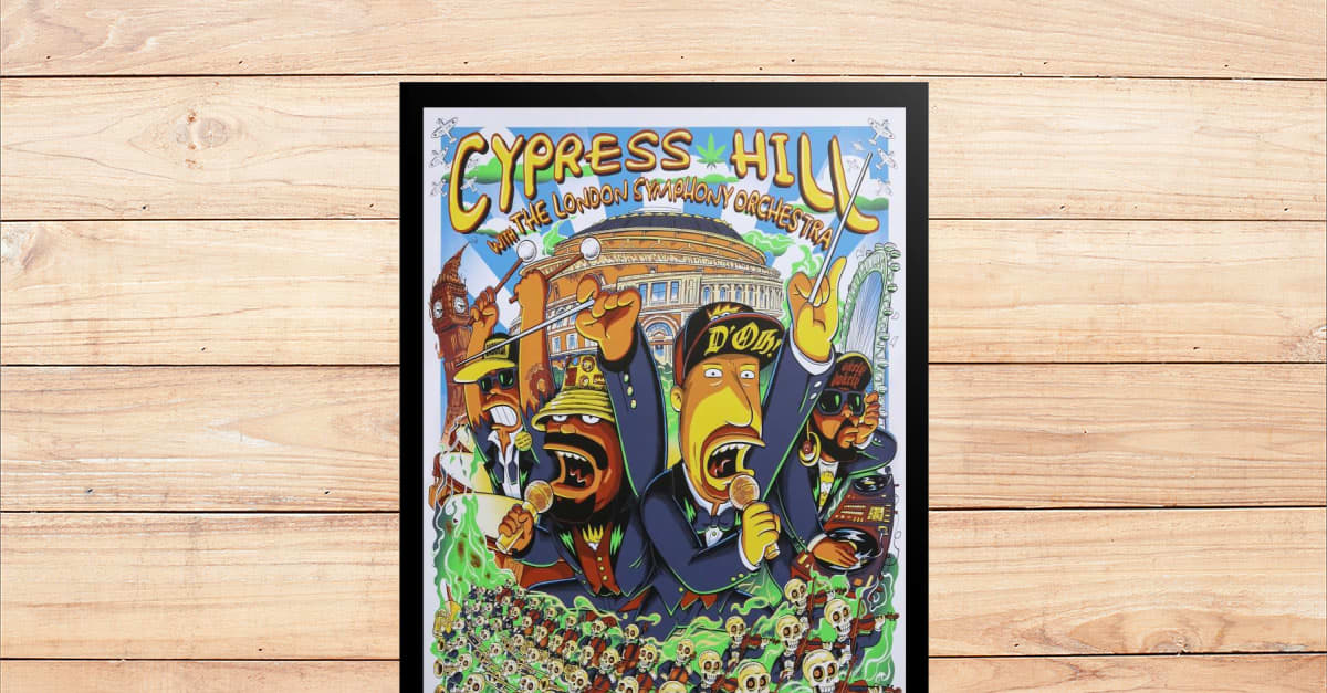 Poster Cypress Hill At Royal Albert Hall In London UK On July 10 2024 ...