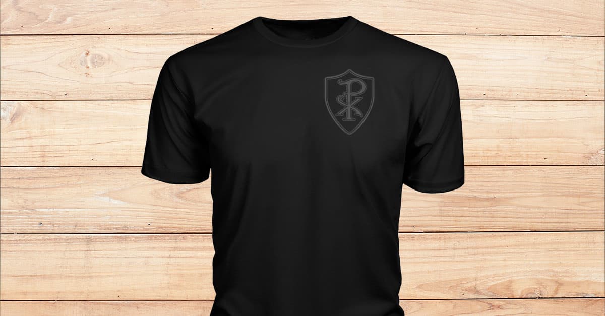 Shield of Faith Chi Rho Front, Back - Viralstyle