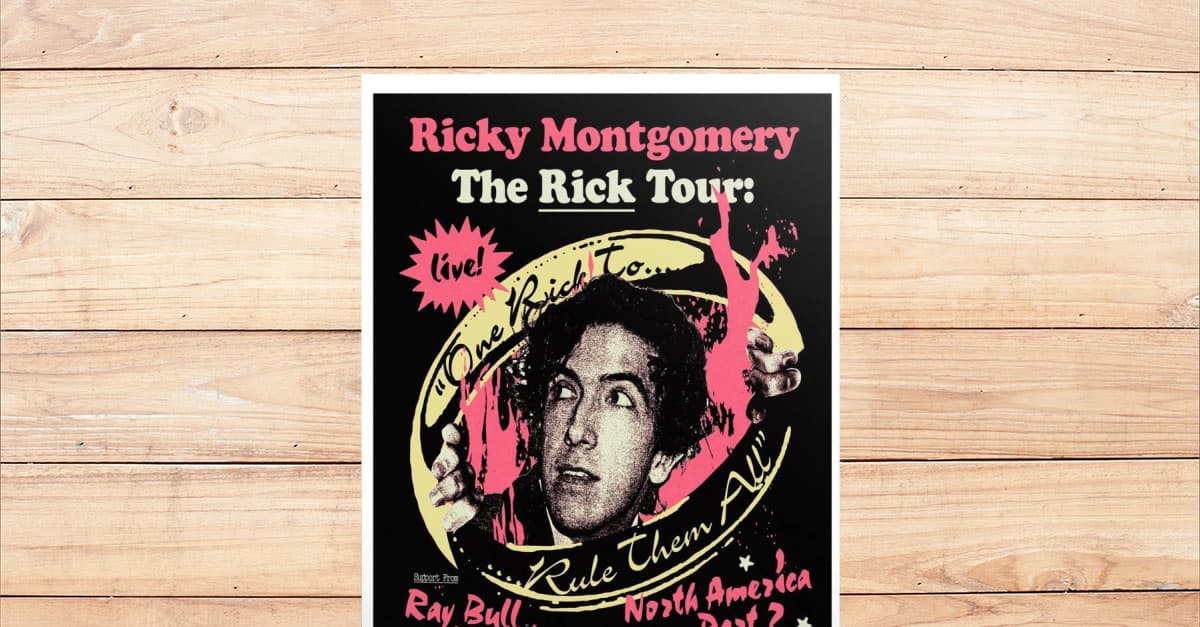 2024 Ricky Montgomery The Rick Tour Poster - Viralstyle