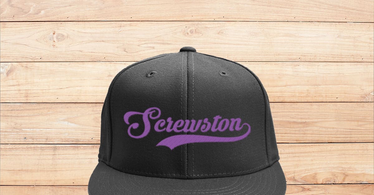 Screwston Snapback Cap - Viralstyle