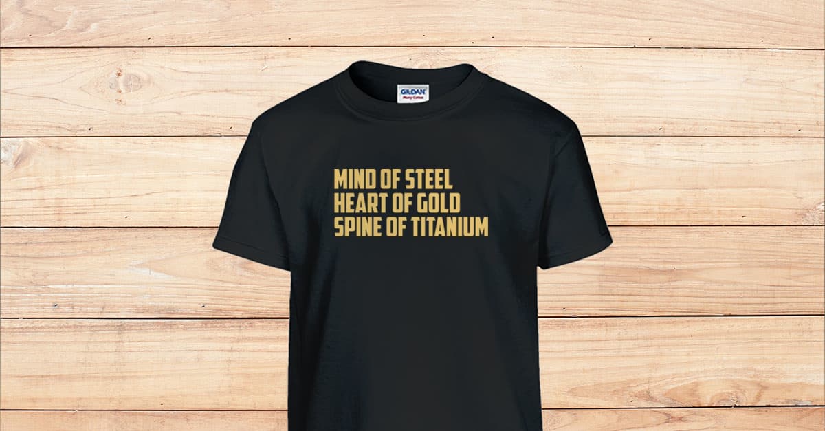 Spine of TITANIUM - KIDS - Viralstyle