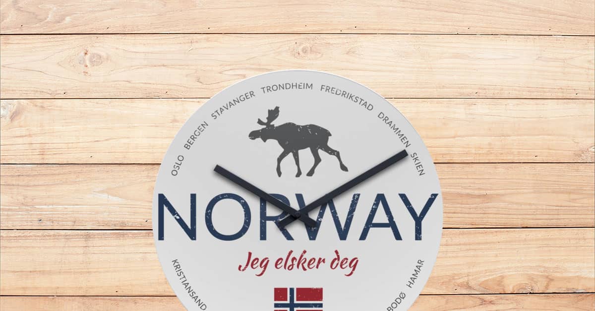NORWAY EXCLUSIVE WALL CLOCK - Viralstyle