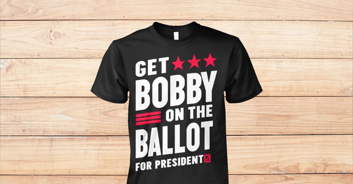 Kennedy24 Get Bobby On The Ballot Shirt - Viralstyle