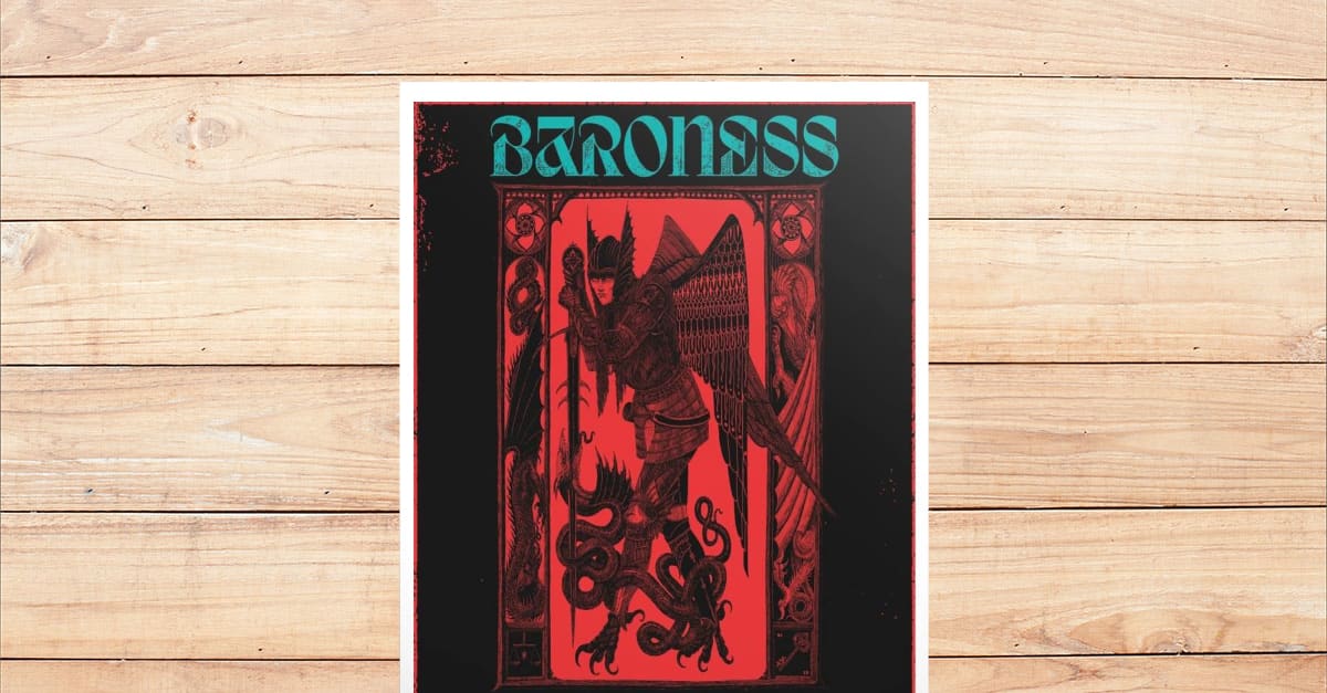 Baroness US Summer Tour 2024 Poster Limited - Viralstyle