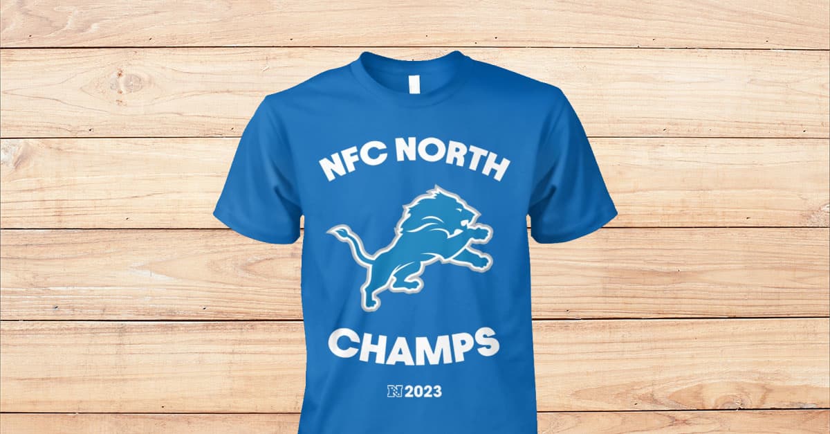 Detroit Lions Nfc North Division Champs Shirt - Viralstyle