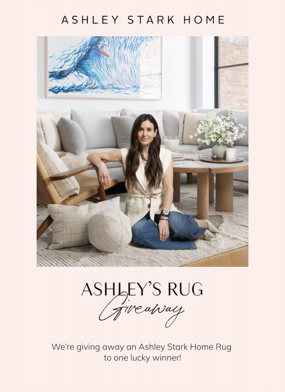 Ashley Stark Home Rug Giveaway - End Date: June 14, 2024