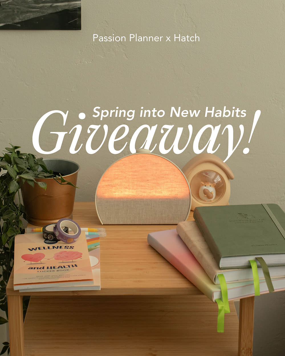 Spring into New Habits Giveaway 💐🕰️
