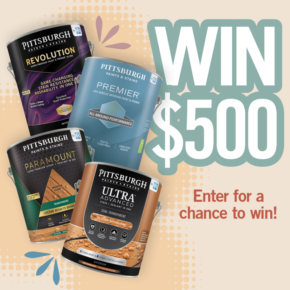 Enter for a chance to win a $500 Menards E-Gift Card!