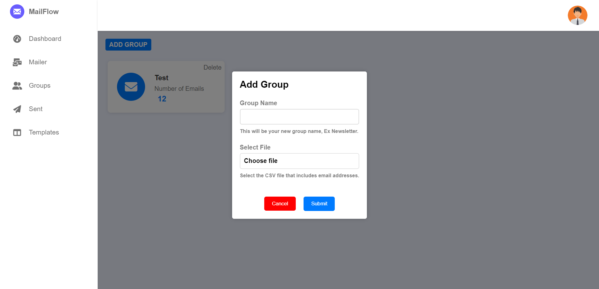 GitHub - vishnusatheeshpulickal/MailFlow: This project is a bulk mailer application that allows ...