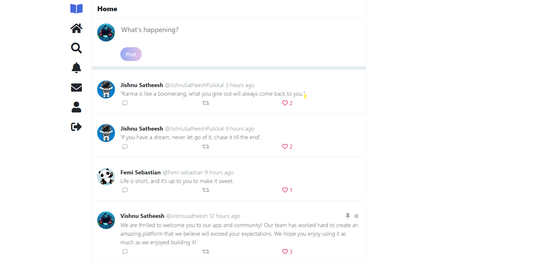GitHub - vishnusatheeshpulickal/Autograph: This is a social media app built using Node.js and ...
