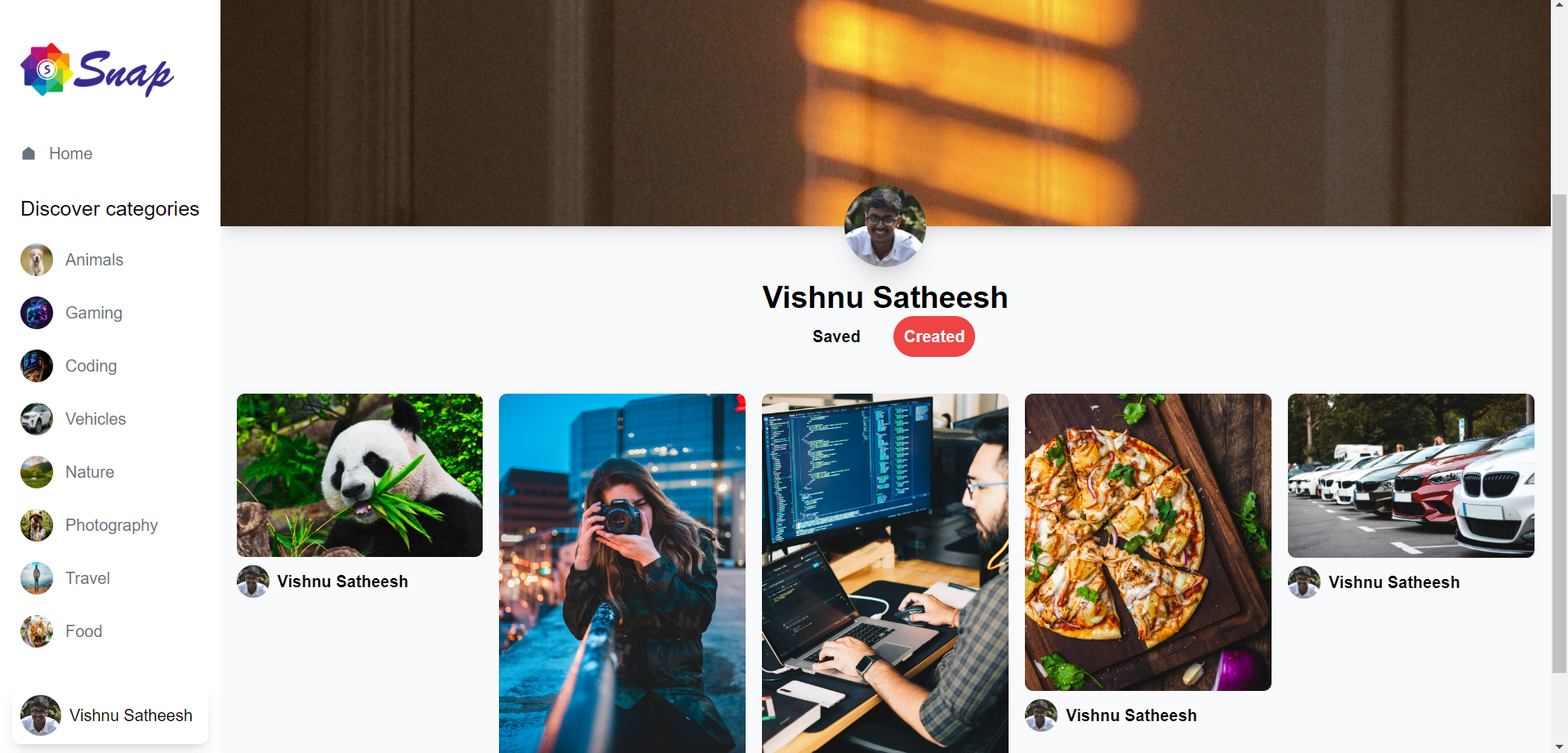 GitHub - vishnusatheeshpulickal/Snap: Snap is a social media app that lets you share your ...