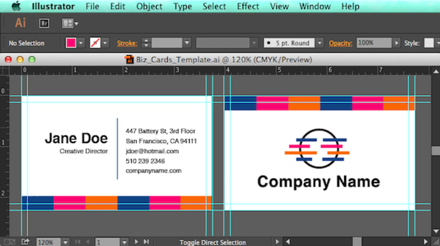 Adobe Indesign Business Card Template
