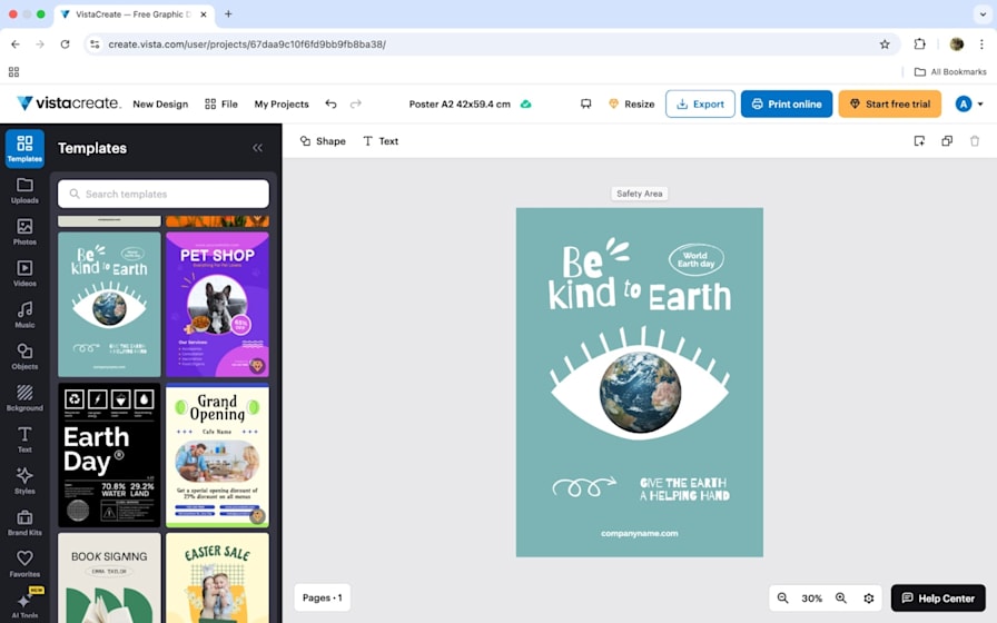 how to make a poster from scratch