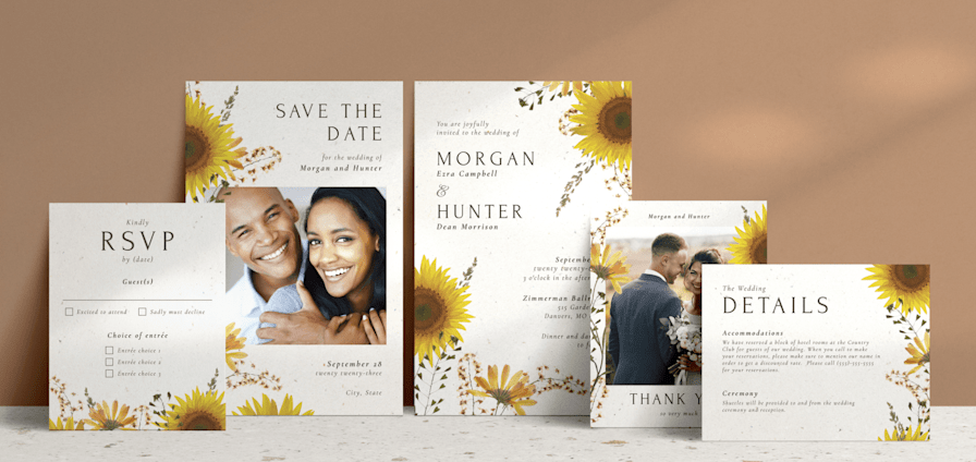 Raised print wedding invitations | Honestweddingadvice.com